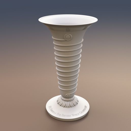 🗺️ fia formula one drivers world championship trophy・ STL File for 3D printing・Cults