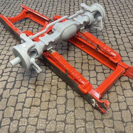 3D printer Driven Front Axle 1:24 scale • made with Anyicubic Photon M3 ...