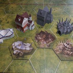 3D print Buildings for Battlelore 2nd edition・Cults
