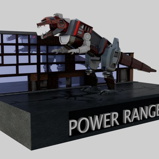 STL file Power rangers Tyrano zord 🦖 (OBJ)・3D printable design to ...