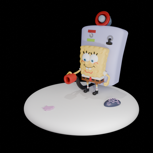🗿 Spongebob vacuum cleaner (reef blower)・ STL File for 3D printing・Cults