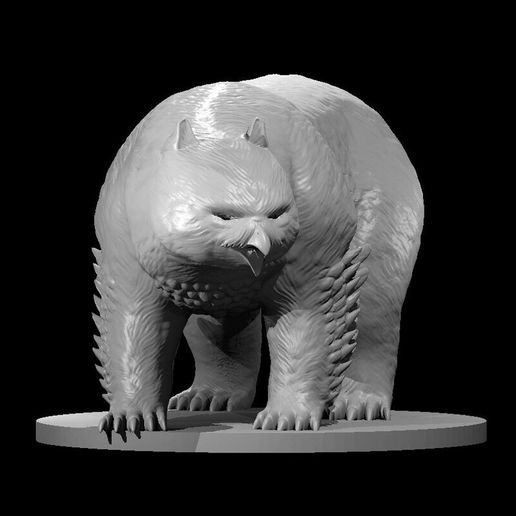 🐻 Polar Owlbear・Free STL File for 3D printing・Cults