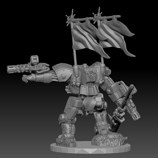 ♟ Exo Striker 1 — Power, Detail, and Motion in One Design・ 3D File for ...