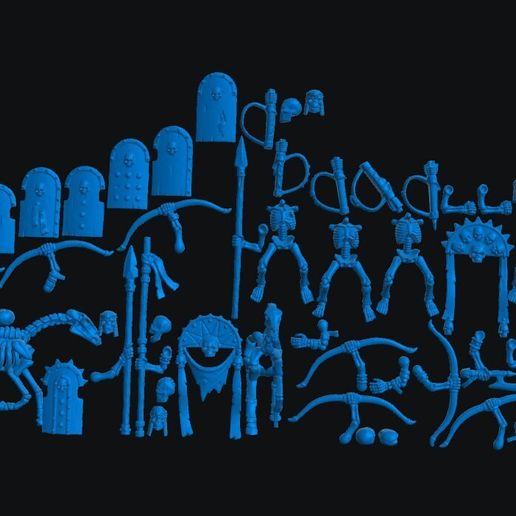 3D file Bone Riders 🦴 ・3D printer design to download・Cults