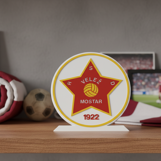 🇧🇦 FK VELEŽ STAND・Archivo 3MF para Impresión 3D・Cults