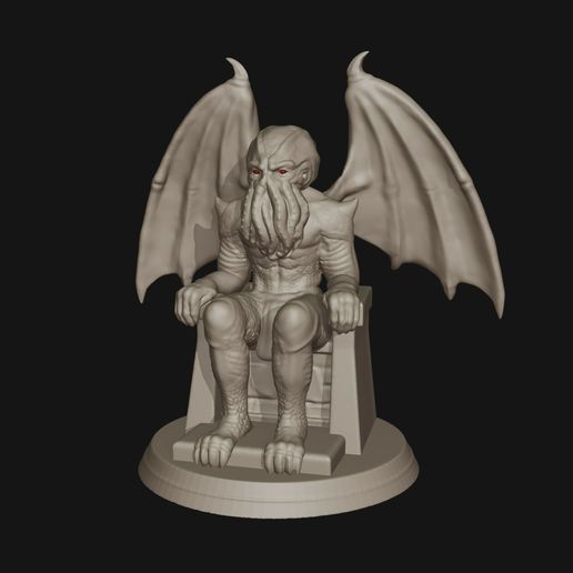 arquivo STL Cthulhu 🐙 (OBJ)・modelo de impressão 3D para download・Cults