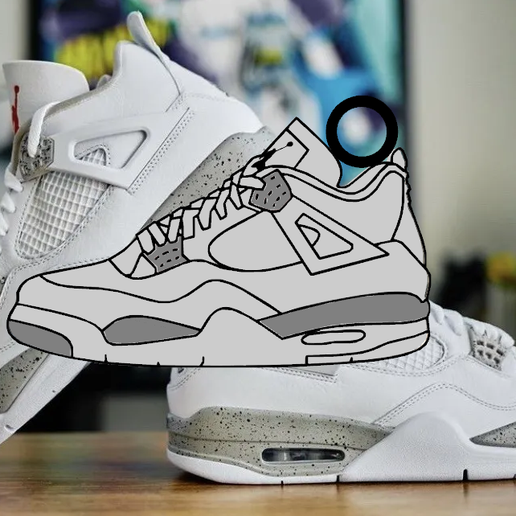 🇯🇴 JORDAN 4 KEYCHAIN・ 3MF File for 3D printing・Cults