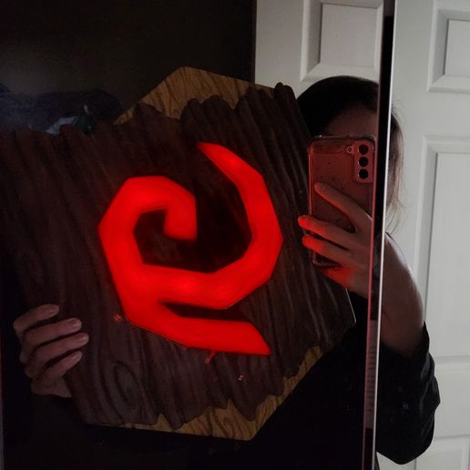 🛡️ Deku Shield from Zelda that Lights Up・ STL File for ・Cults