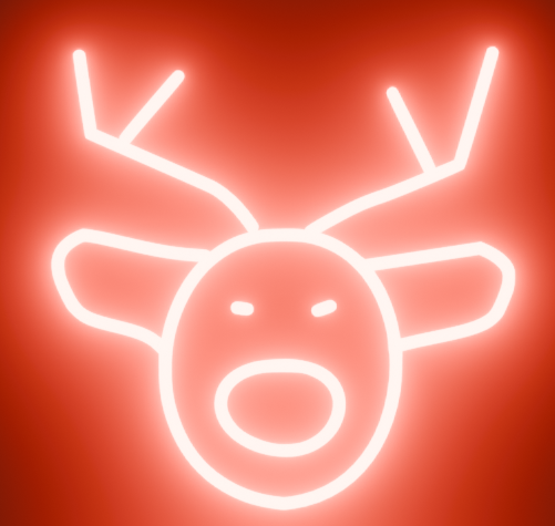 🎄 NEON RODOLFO CHRISTMAS POSTER・ STL File for 3D printing・Cults