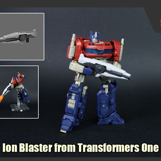🤖 Ion Blaster from Transformers One・ STL File for 3D printing・Cults