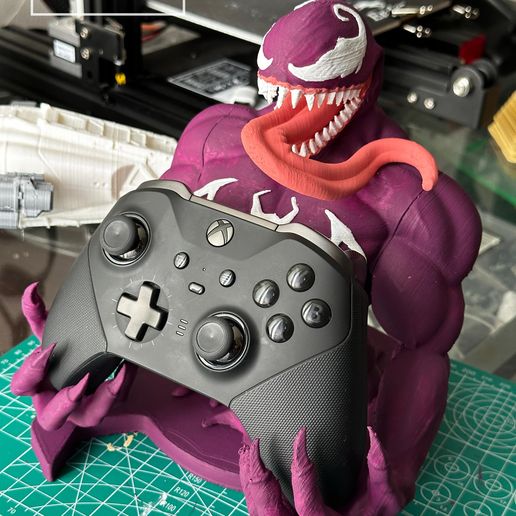 3D printer VENOM CONTROL STAND FOR EBOX OR PS4 JOYSTICK VIDEO GAMES ...