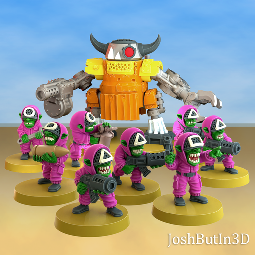 👺 Squig Game full set・ STL File for 3D printing・Cults