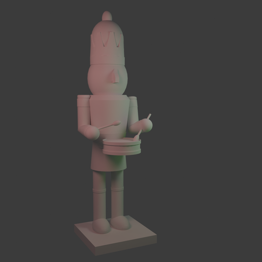 🎄 CHRISTMAS NUTCRACKER XMAS DRUM・Free STL File for 3D printing・Cults