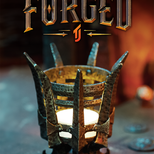 🕯️ Tealight Brazier - Shadow Forged・ STL File for 3D printing・Cults