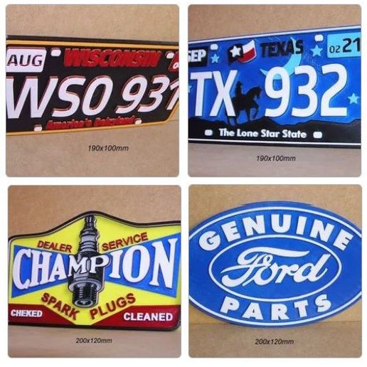 🇺🇸 Fictitious license plates, vintage, american cars, usa, vintage ...