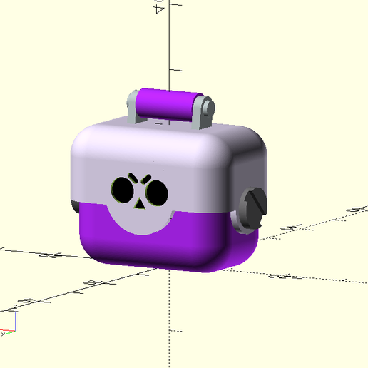 ⭐ Brawl Star Big Box・Free STL File for 3D printing・Cults