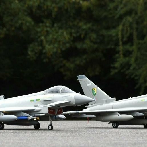 🛩️ 3D printed Eurofighter Typhoon Jet with equipment from MotionRC・ 3D ...