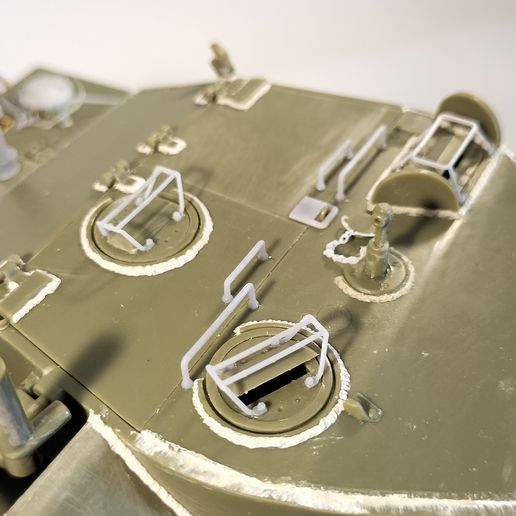 💂 1/16 PERISCOPE GUARD FOR CLASSY HOBBY M5A1 STUART・Free STL File for ...