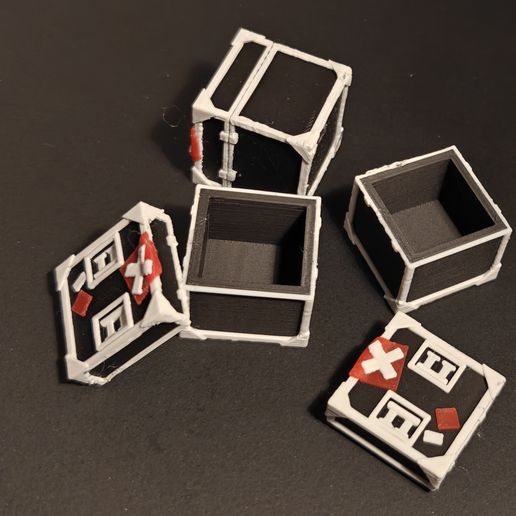 🥈 Custom Objective Crate With Lid for Zombicide 2nd Edition・ STL File ...