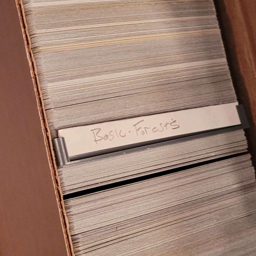 👽 MTG Card Dividers・ STL File for 3D printing・Cults