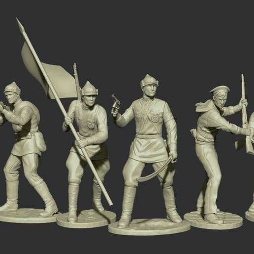 STL file RED ARMY 1917 🫡 ・Template to download and 3D print・Cults