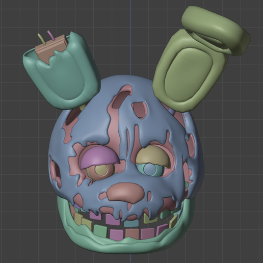 🎬 Springtrap FNAF 2 MOVIE Head Cosplay Prototype・ STL File for 3D ...