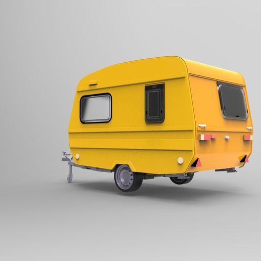 🏕️ Complete caravan 1/24・ STL File for 3D printing・Cults