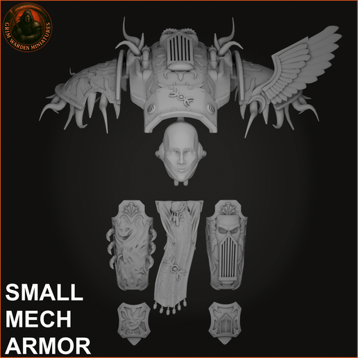 🤖 Prodigies of Pleasure Mech Armor Bundle・ 3D File for 3D printing・Cults