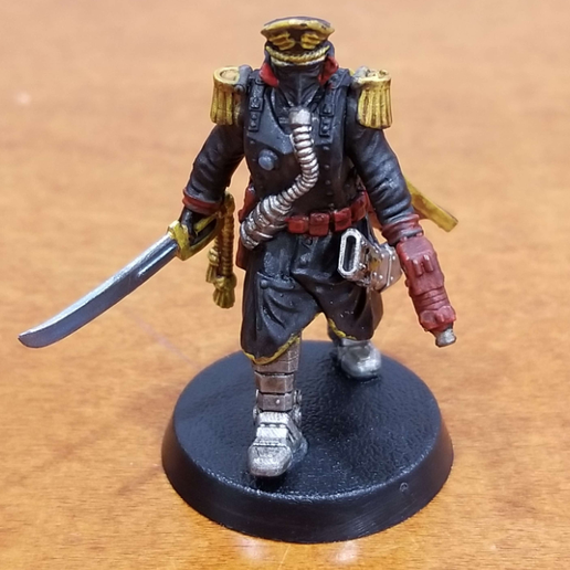 3D printer Commissar of the Imperial Force • made with 8K Resin Printer ...
