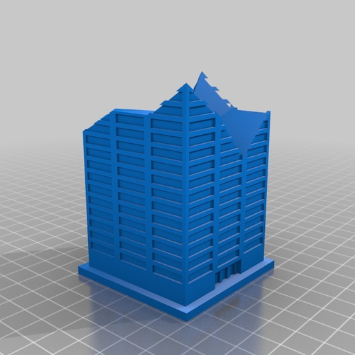 🏗️ Destructible Building 1・Free STL File for 3D printing・Cults