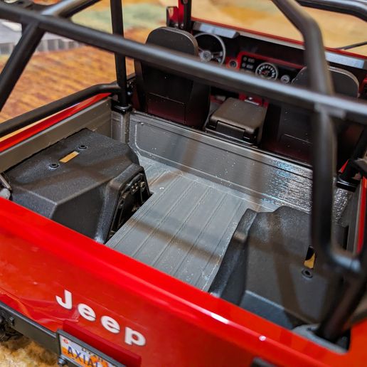 💧 Axial CJ7 Drop Bed・ 3D File for ・Cults