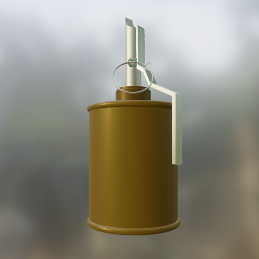 RG-42 Hand Grenade・ STL File for ・Cults