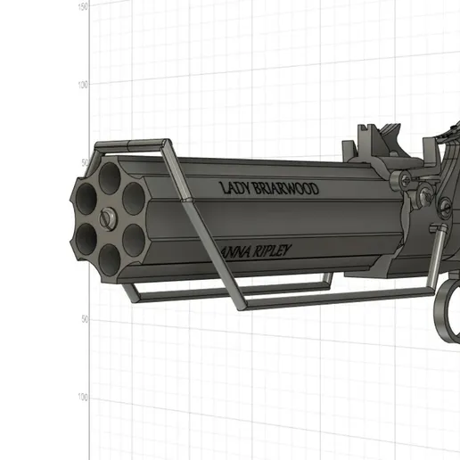 📁 legend of vox machina percy inspired pepperbox 3d file・ 3D File for ...