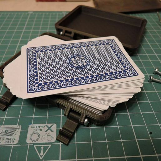 Free STL file Rugged box for cards (1 or 2 set) 📦 ・3D printer design to ...