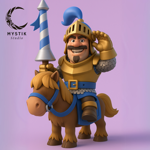 🤴 Prince- Clash Royale・ STL File for 3D printing・Cults