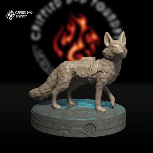 3D file Fox Familiar 🦊 ・3D printing design to download・Cults