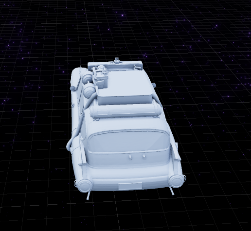 🚗 Ecto-1, the mythical car from Ghostbusters (Fan-Art)・ STL File for 3D ...