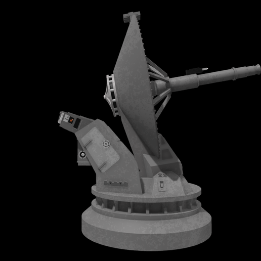 3D file Star Wars Hoth 1.4 FD P-Tower (Radar Cannon) for 3.75" and 6 ...