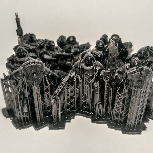🛰 Space Knights Tactical Squad・ 3D File for 3D printing・Cults