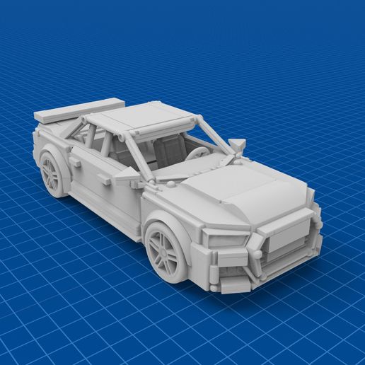🚗 Car Brick Style・ 3D File for 3D printing・Cults