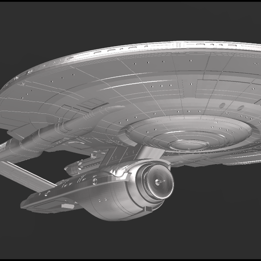 🖖 NX Class Refit・ STL File for 3D printing・Cults