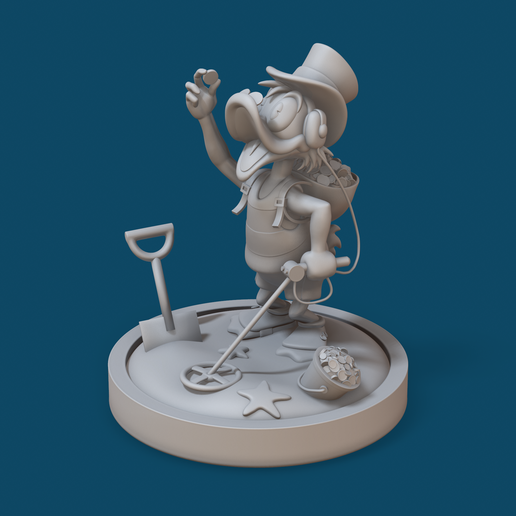 🤑 Scrooge McDuck / Tio Patinhas・ STL File for 3D printing・Cults