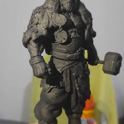 🪓 Barbarian Thor 3D Print・ STL File for ・Cults