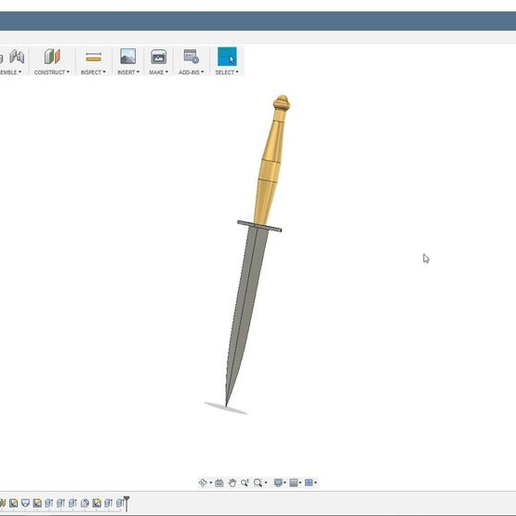 🔪 SAS Fairbairn–Sykes fighting knife - Dagger・ STL File for 3D printing ...