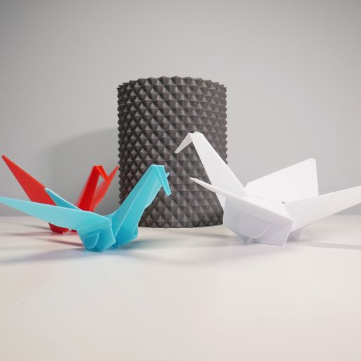 🏗️ Origami crane・ STL File for ・Cults