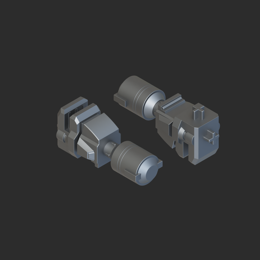 🔫 1993 Power Rangers Megazord - Megazord Cannon・Archivo STL para ...