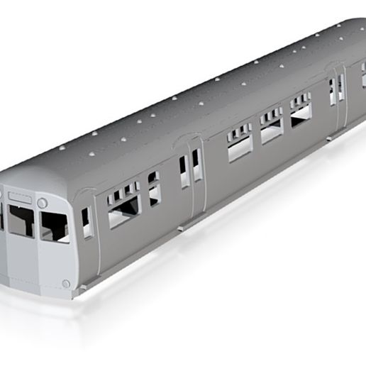 🚐 LMS Class 503 (Wirral) EMU Driver trailer third coach 1/32 scale・ 3D ...