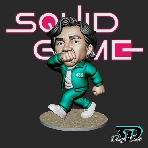 🦑 Squid game Seong stop・ STL File for 3D printing・Cults