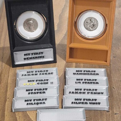 STL file 33MM COIN CASE SPINNING DISPLAY 🪙 ・3D printing model to ...