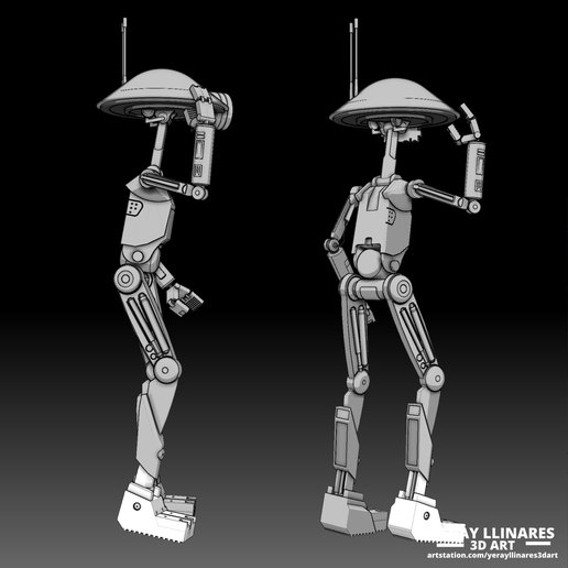⭐ Star Wars Pit Droid・ STL File for ・Cults